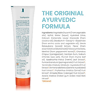 Himalaya Botanique Neem & Pomegranate Toothpaste, Original Formula for Brighter Teeth and Fresh Breath, 5.29 oz