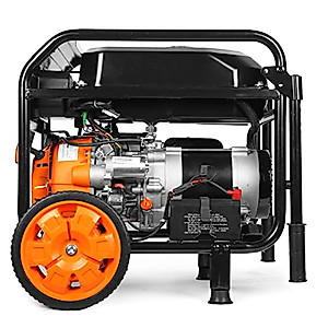 WEN 5600-Watt Portable Generator, Electric Start, 224cc, Transfer-Switch and RV-Ready with CO Shutdown Sensor (GN5602X)