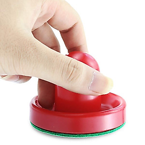 Bignc Light Weight Air Hockey Pushers Red Replacement Pucks (4 Striker, 8 Puck )