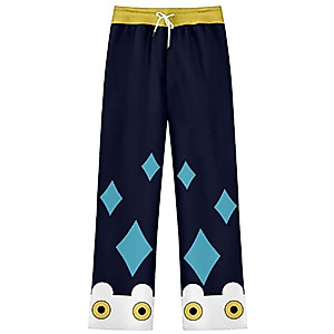 The Owl House Luz Noceda Sweatpants Cosplay TOH Luz Noceda Costume Hoodie Pants 3D Printed Trousers Suits Halloween for Adult (S, Luz Noceda Sweatpants)