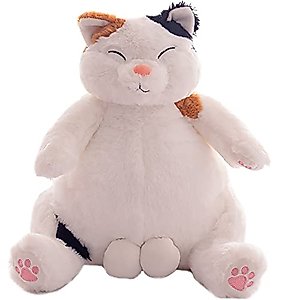 OOPSHANA Stuffed Animal Pillows, Cute Lazy Cat Plush Toys, Stuffed Plush Dolls, Gifts for Friends