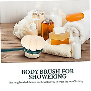 Healifty Long Handle Bath Brush Bath Scrubber for Body Loofah Sponge Body Wash Scrubber Dual- Sided Back Brush Back Scrub Brush Back Scrubber for Shower Nylon Dual-Sided Bath Brush Body