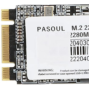 PASOUL SSD 512GB SATA M.2 2280 6GB/s Compliant 3D TLC Max Read 530MB/s Write 500MB PAM2280M2-512