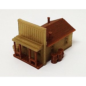Outland Models Train Railway Layout Building Old West House/Shop N Scale 1:160