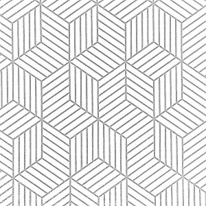 WENMER Geometric Hexagon Wallpaper Contact Paper 17.71 Inch x 118 Inch Geometric Hexagon Silver Peel and Stick Wallpaper Self Adhesive Wallpaper Vinyl Film Shelf Paper & Drawer Liner Roll for Home Use