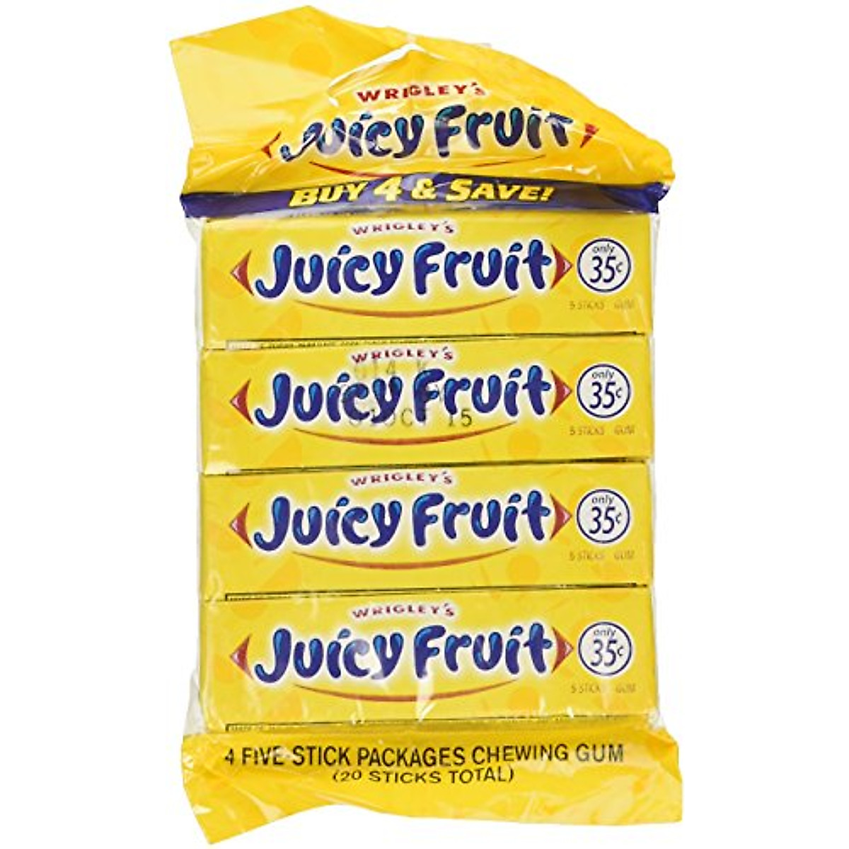 Wrigley's Juicy Fruit 4PK
