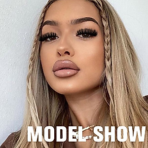 Mink Lashes Fluffy Eyelashes Mink Wispy Dramatic False Eyelashes Thick Volume 6D Effect Lashes C Curl 20MM Long Fake Eyelashes Pack by PHKERATA, 7 Pairs