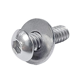 1/4" Stainless Flat Washer, 5/8" Outside Diameter, 18-8(304) Stainless Steel Washers Flat (100 Pack)