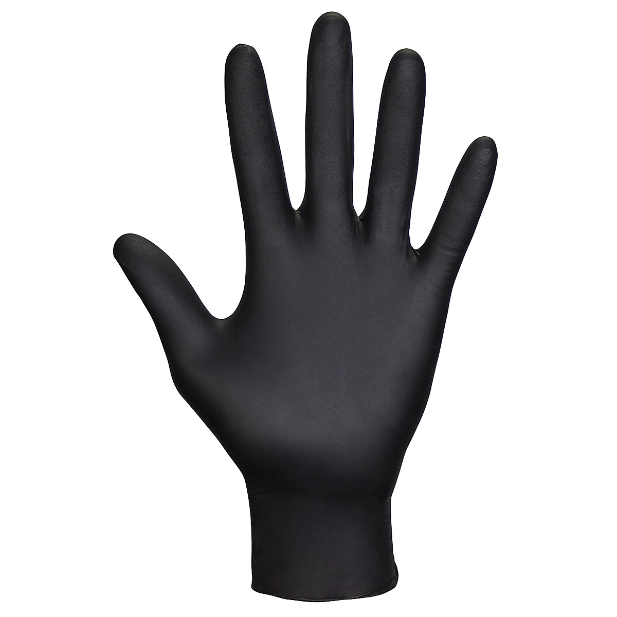 SAS Safety 66518 Raven Powder-Free Disposable Black Nitrile 7-Mil Gloves, Large, 100 Gloves by Weight