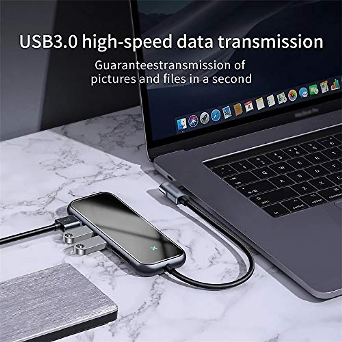 SHYPT Docking Station Expansion Notebook Accessories Mobile Phone Tablet Connection Cloud Computer Projection Line USB Adapter