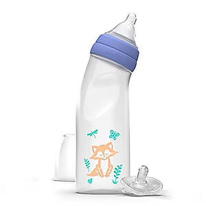 Balance + Angled Standard Neck Bottle 9oz 6pk with Balance + Pacifier Sample