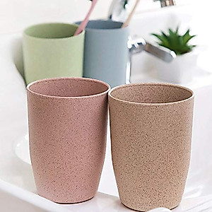 SoundsBeauty Toothbrush Cup, Travel Home Plastic Toothbrush Holder Mug Gargle Washing Cup Bathroom Accessory Green