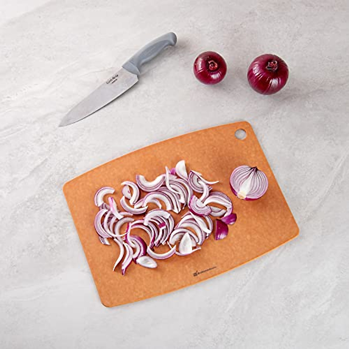 Restaurantware Nature Tek Kraft Wood Fiber Cutting Board - 17 1/4" x 12 3/4" - 1 count box