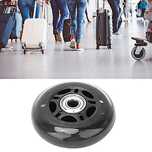 Casters Wheel, 3in Replacement Luggage Suitcase/Scooter Inline Skate Roller Wheels Luggage Cart Accessories Axles Deluxe Repair