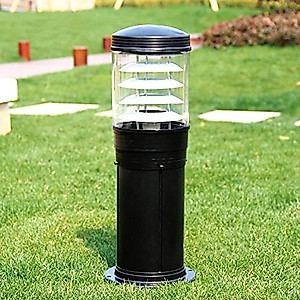 MODEBHD European Simplicity LED Acrylic Column Lamp Outdoor Waterproof Table Lamp E27 Decoration Courtyard Door Light Fence Door Villa Balcony Garden Street Light Post Light Bollard Lamp Floor Lamps