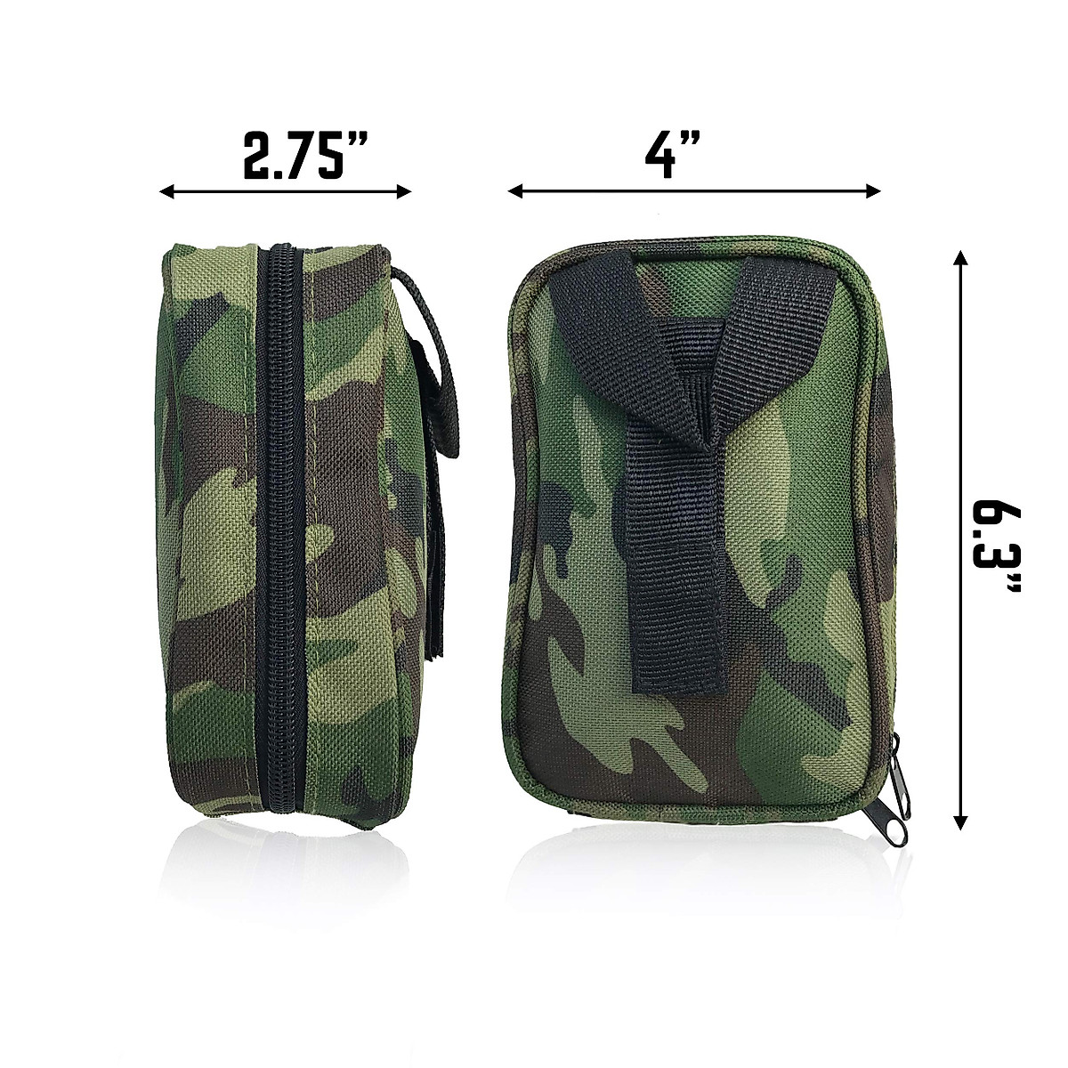 Dog First Aid Kit with Thermometer and Emergency Blanket - Puppy Kit - Pet Safety Supplies for Camping, Walks, Cycling, Car, Hikes - Treat cuts and scrapes