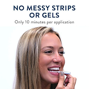 LOVE YOUR TEETH Whitening Device Kit - Teeth Whitening System with LED Blue Light Mouthpiece - Home Teeth Whitener - Clinically Tested Whitening Kit for Stained Teeth - 7 Shades Whiter Teeth in 7 Days