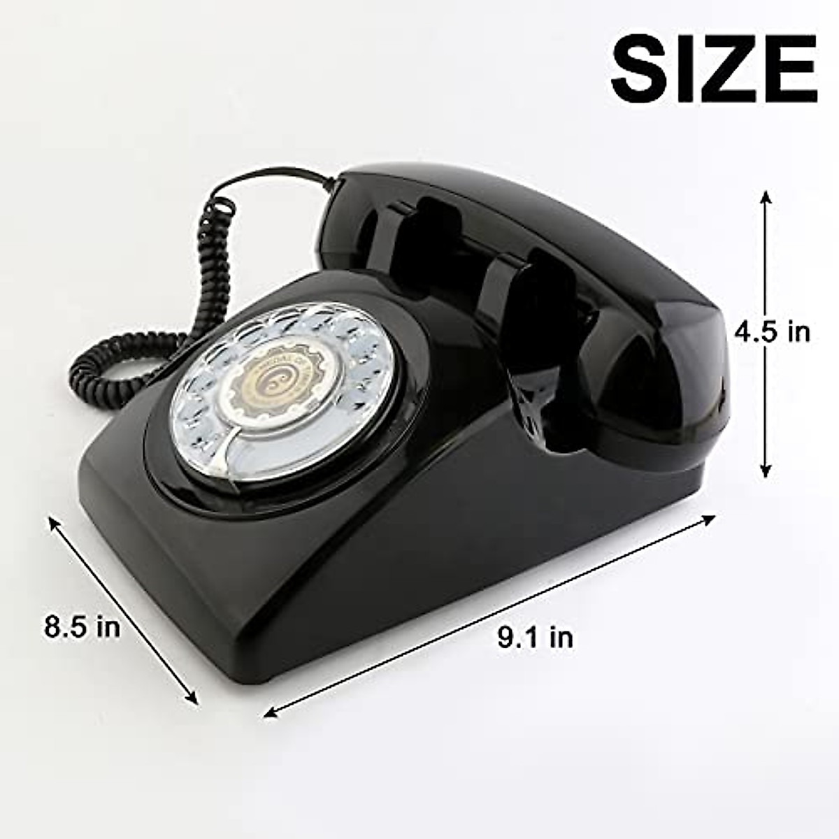 Rotary Dial Telephones Sangyn 1960'S Classic Old Style Retro Landline Desk Telephone