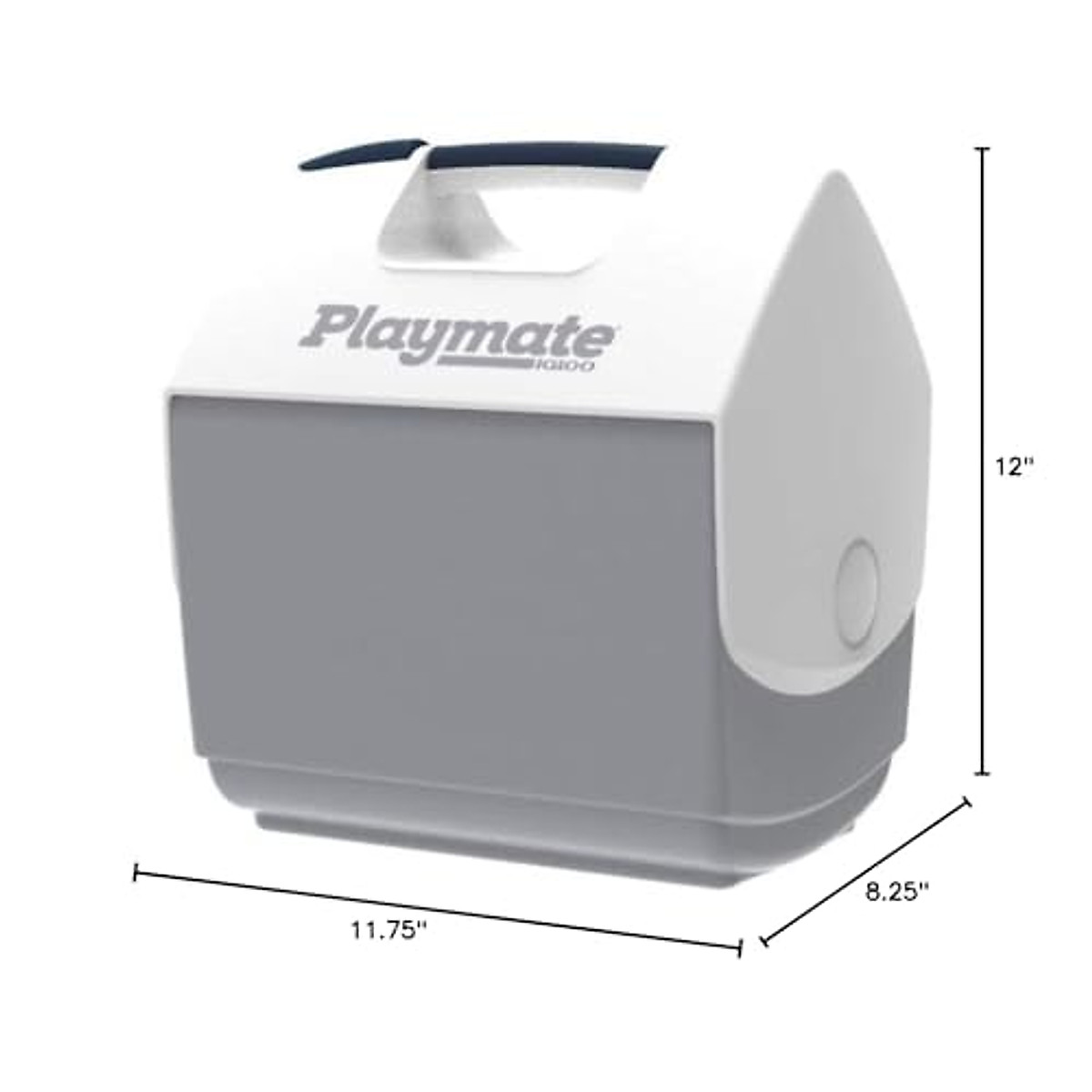 Igloo 7Qt Maxcold Playmate Pal, Gray, 7 qt