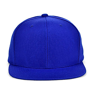 Mitchell & Ness Blank Basic Classic Adjustable Snapback Cap, Royal Blue