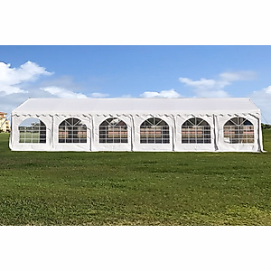 DELTA 40'x20' Budget PVC Party Tent,Tents for Parties, Carpas para Fiestas,Large Wedding Tent,Outdoor Event Canopy,with Waterproof Top Cover,Removable Window Walls,Commercial/Residential Use