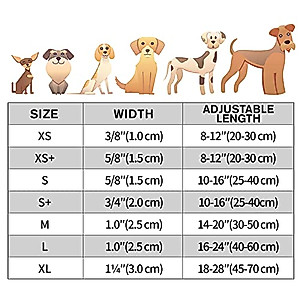 TagME Reflective Nylon Dog Collars, Adjustable Classic Dog Collar with Quick Release Buckle for Small Dogs, Black, 5/8" Width