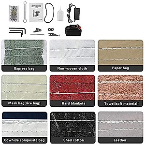 Bag Closing Machine,Portable Bag Closer,Automatic Woven Bag,18000 Rpm 2600 Stitches/Min-2 Seconds/Bag,Kraft Paper Bags,Pp/Pe Woven Bags,Composite Bags,Sacks,Leather,Agriculture,Red