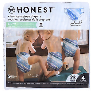 THE HONEST COMPANY Size 4 Tie Dye Diapers 23 Count, 23 CT