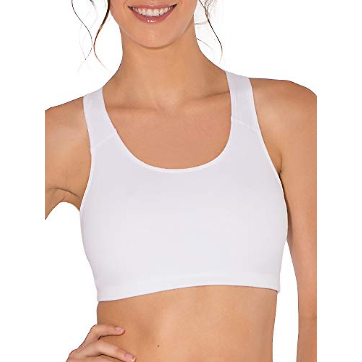 Fruit of the Loom Womens Built Up Tank Style Sports Bra