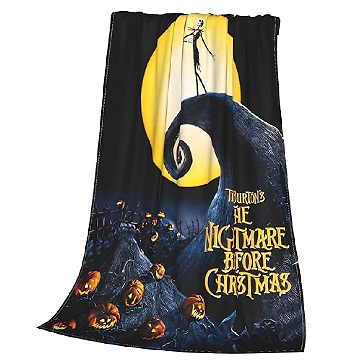 Halloween Blanket Horror Movie Skeleton Bedding Throw Blanket Flannel Plush Super Soft Sofa Blanket Children Adults 50"X40"