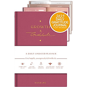 Daily Gratitude Journal for Women - Daily Affirmation & Mindfulness - Goal Planning with Self Reflection Pages - Gratefulness & Wellness Planner - Boost Positivity & Thankfulness