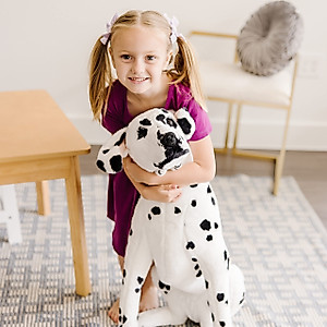 Melissa & Doug Giant Dalmatian - Lifelike Stuffed Animal Dog (over 2 feet tall) - Extra Large Stuffed Animals, Plush Dalmatian Dog For Ages 3+