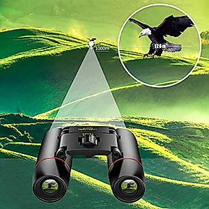 POLDR 12X25 Small Pocket Binoculars Compact Adults,Mini Kids Binoculars Boys for Bird Watching,Concert Theater Opera