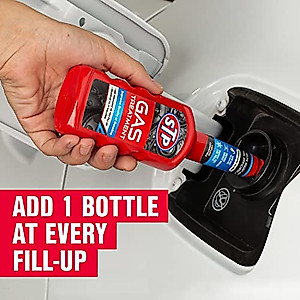 STP Gas Treatment, Fuel Intake System Cleaner, Bottles, 5.25 Fl Oz, Pack of 12