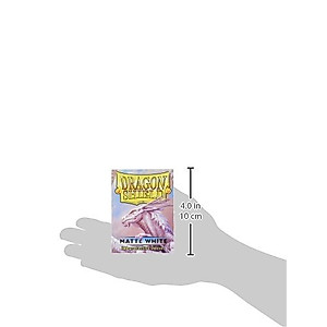Dragon Shield Matte White 100 Protective Sleeves