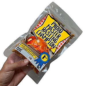 Master Basting Champion Trail Mix - Funny Meat Gifts for Mens Stockings - Turkey Baster Gag Gift for BBQ Lovers - Funny Food Gift for Grillers - Gift Basket Fillers Adults