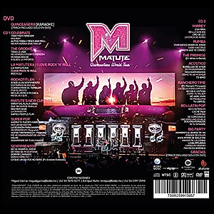 MATUTE CD + DVD QUINCEAÑERA World Tour Arena MTY