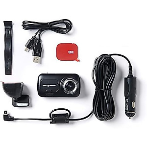 Nextbase 222G Dash Cam - Full 1080p/30fps HD Loop Recording In Car Camera- 10Hz GPS for Speed, Location and Time Recording- Mini Screen- 6 Lane Wide View- Parking Mode- Motion Detection- Powered Mount