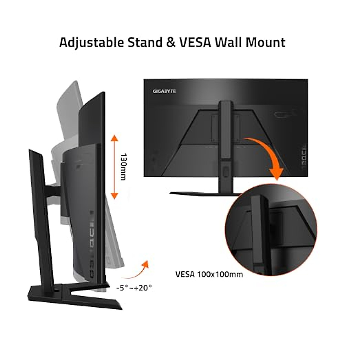 GIGABYTE G32QC A (32" 165Hz 1440P Curved Gaming Monitor, 2560 x 1440 VA 1500R , 1ms (MPRT) Response Time, 93% DCI-P3, VESA Display HDR400, FreeSync Premium Pro