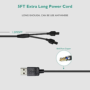 Lnauy for Sportdog Charger Power Cable Compatible with SportDOG SD-425/ SD-425S/ SD-425CAMO/ SD-825 Remote Trainer Replacement Charging Adapter