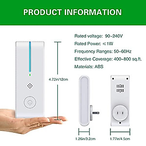 Mini Air Purifier Plug-in for Home,Portable Ionizer Air Purifier Suitable for Bedroom,Bedroom,Kitchen,Toilet,Pet Room,Small Room Gift