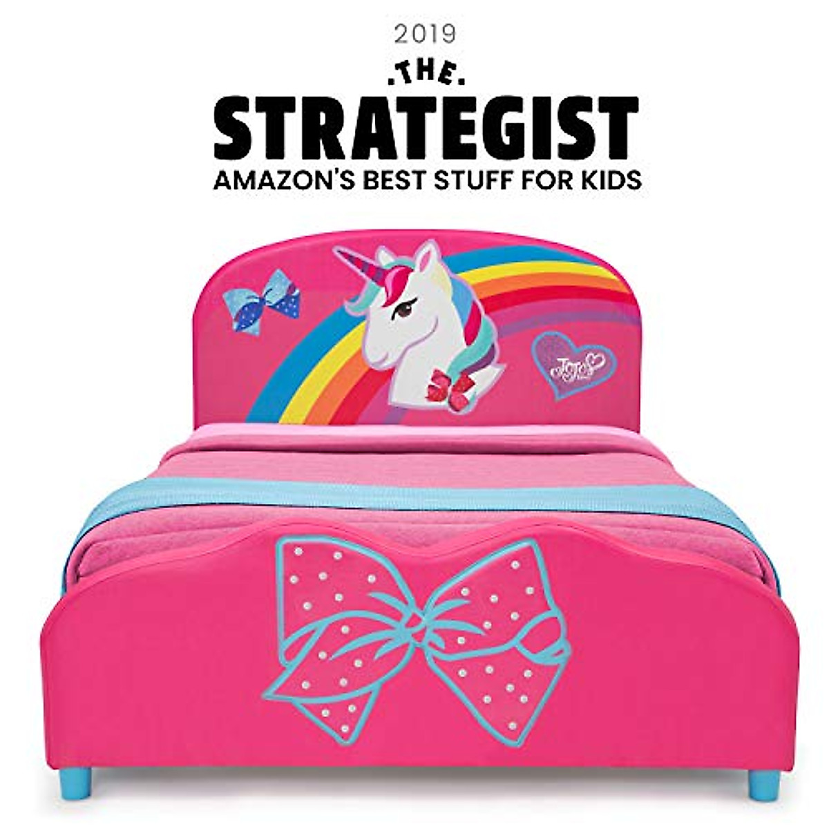 Delta Children JoJo Siwa Upholstered Twin Bed