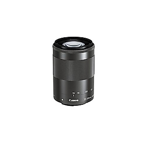 Canon EF-M 55-200mm f/4.5-6.3 Image Stabilization STM Lens (Black) International Version (No Warranty)