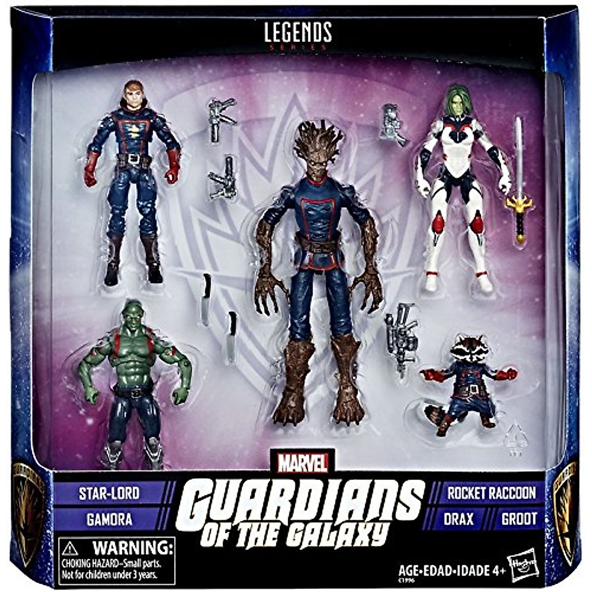 Marvel Legends Guardians of the Galaxy 3.75 Inch Action Figure Set