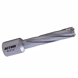 ACTOOL 1/2'' Diameter x 2'' Depth of Cut Carbide Tipped TCT ANNULAR Cutter with 3/4'' Weldon Shank