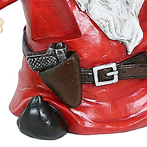 Exhart 2-Can Sombrero Gnome Statue, Durable Resin, Hand Painted Indoor Outdoor Décor, 9.5"x6"x8.5"