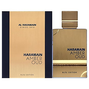 Al Haramain Amber Oud Bleu Edition - Cologne for Men - Long Lasting Perfume for Men - Arabian Perfume - Men's Cologne with Amber, Sandalwood - 2 oz