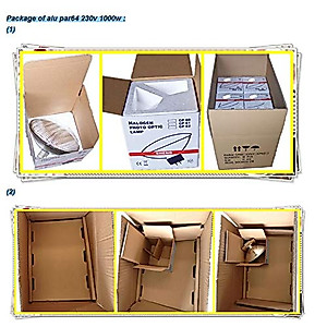 BORYLI White Par64 Halogen Stage Lamp PAR64 110V 1000W with Mesh Matte Effect