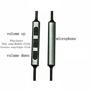 NEW NEOMUSICIA Replacement Cable Compatible with Sol Republic Master Tracks HD V8, V10, V12, Sol Republic X3 Headphone, Remote Volume Mic Compatible with iPhone Samsung Galaxy Xiaomi Huawei Android