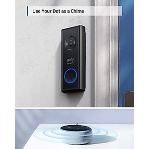 eufy security, Battery Video Doorbell Kit, Wire-Free Doorbell, Free Wireless Chime, Wi-Fi Connectivity, 1080p-Grade Resolution, No Monthly Fees, 120-day Battery, AI Detection, 2-Way Audio